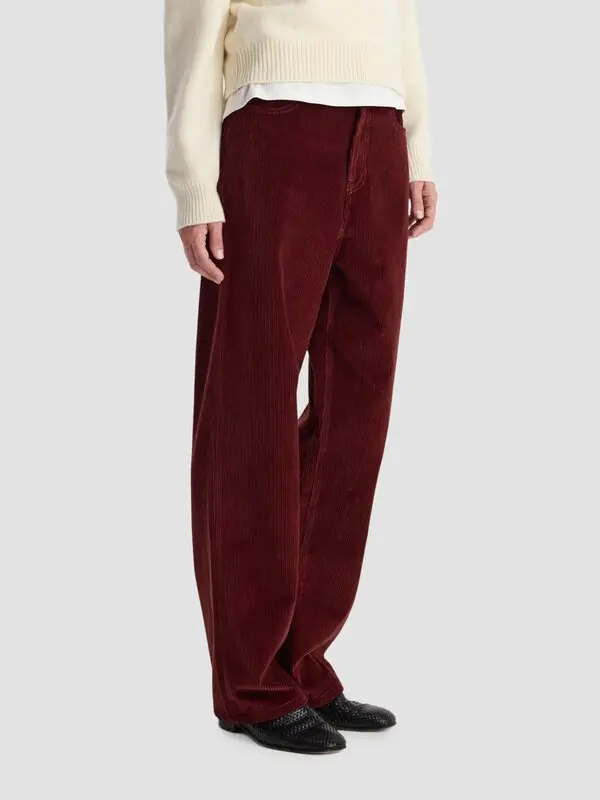 RÓHE Bruun Corduroy Mid-rise Straight-leg Pants