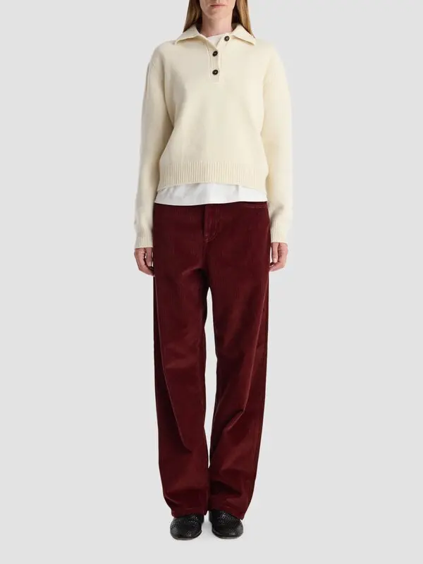 RÓHE Bruun Corduroy Mid-rise Straight-leg Pants