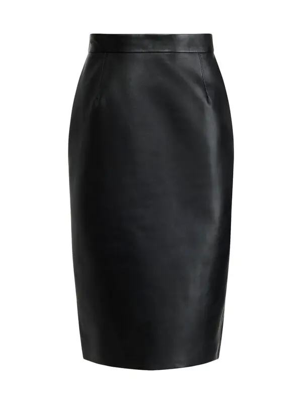 Altuzarra Hank Leather Pencil Skirt