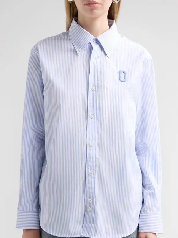 Marc Jacobs Pop J Marc Poplin Shirt - Blue Mist Multi