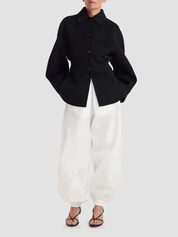 RÓHE Double-faced Sculptural Jacket - Black