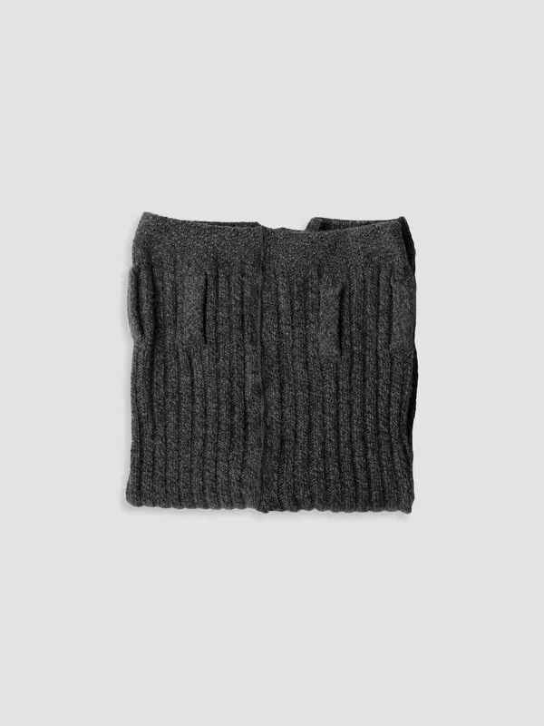 Prada Wool And Cashmere Short Leggings - Grey