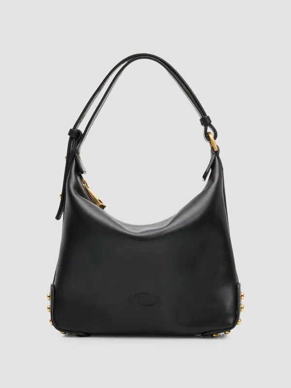 TOD'S Studded Mini Top-handle Bag - Nero