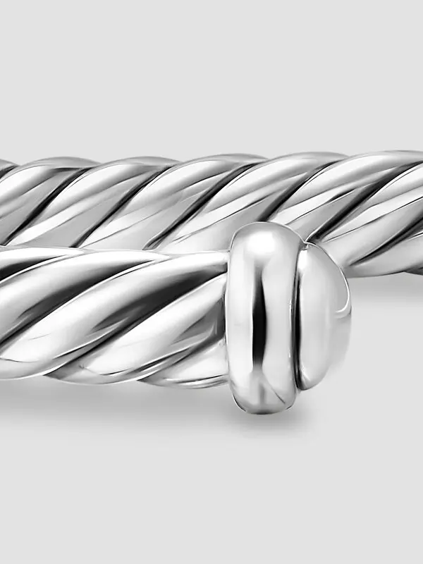 David Yurman Cable Flex Bracelet In Sterling 4mm