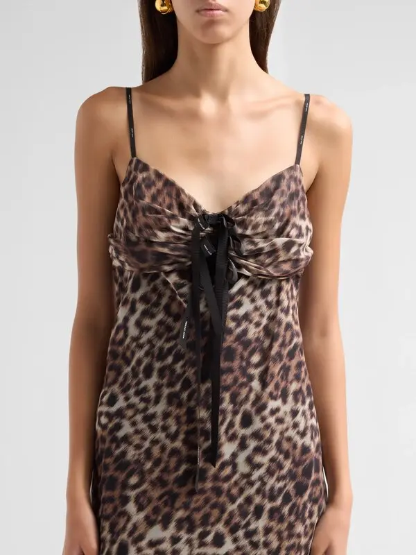 Marc Jacobs Leopard-print Slip Dress