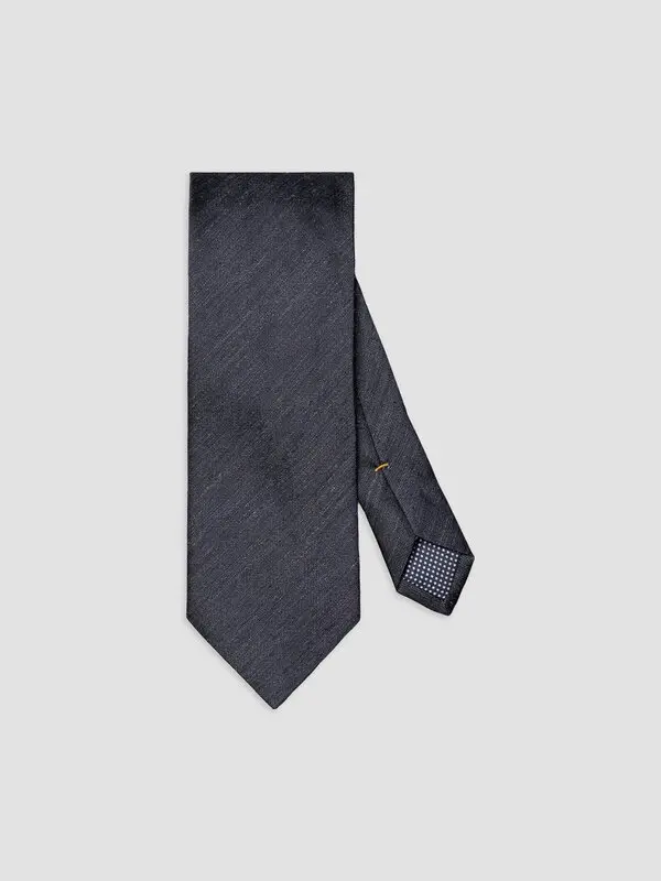 Eton Chain Print Silk Tie - Navy