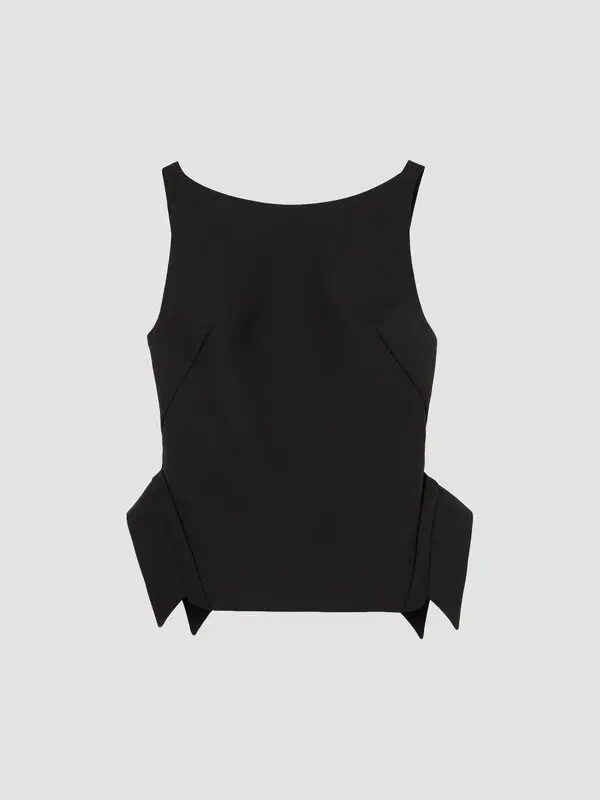 RÓHE Deconstructed Collar Top