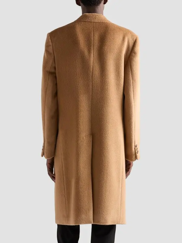 Prada Double-breasted Wool Blend Coat