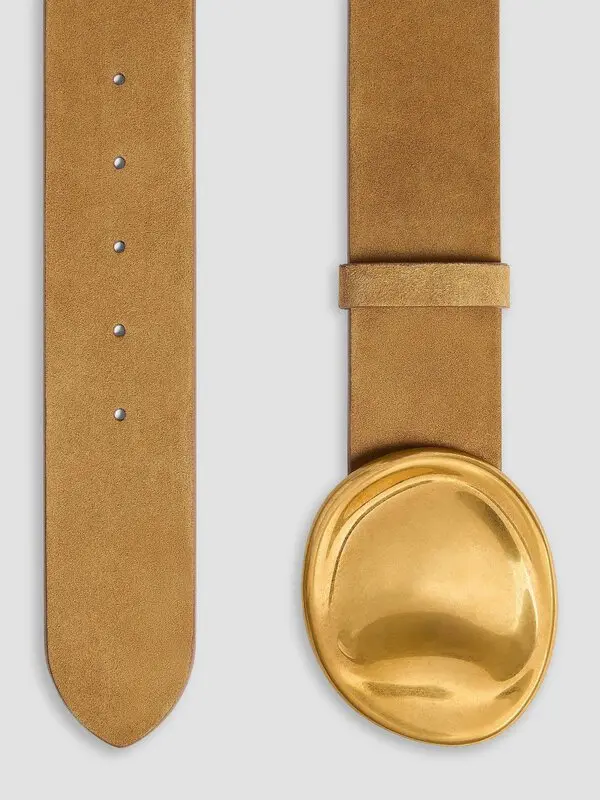 Khaite Keefe Suede Belt
