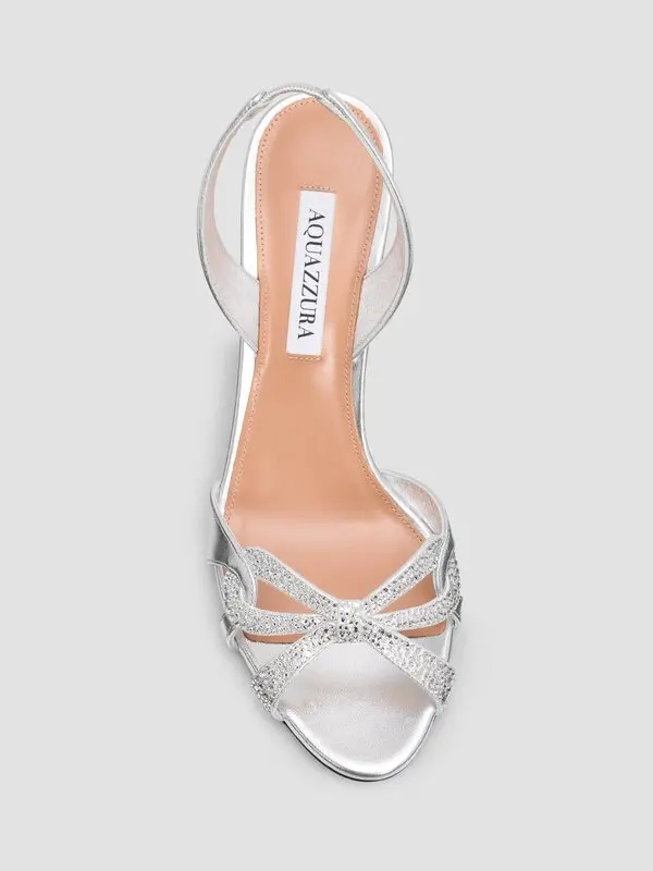 AQUAZZURA Ribbon Kiss 85mm Slingback Sandals
