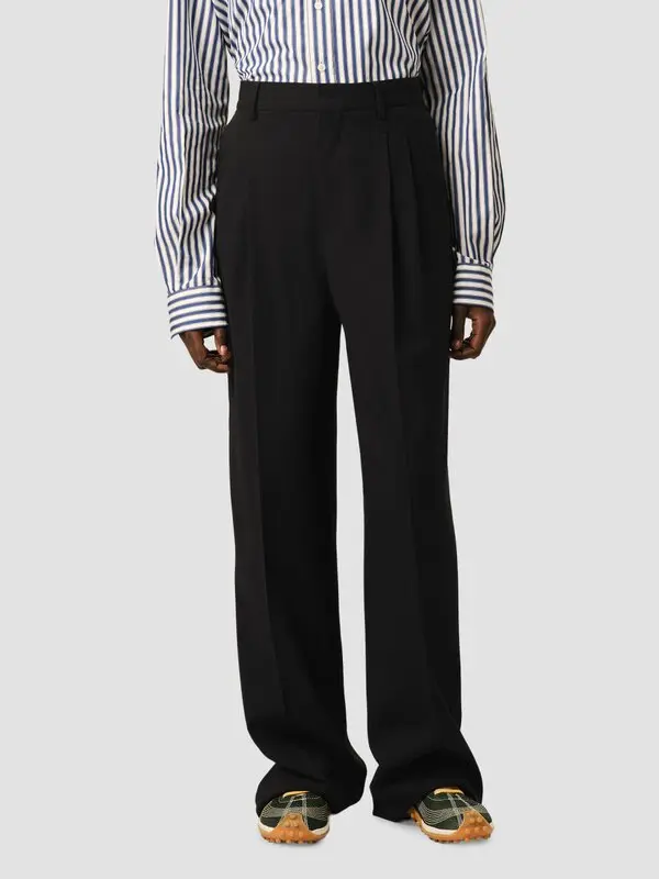AMI Paris Zuit Wool Two-pleat Trousers