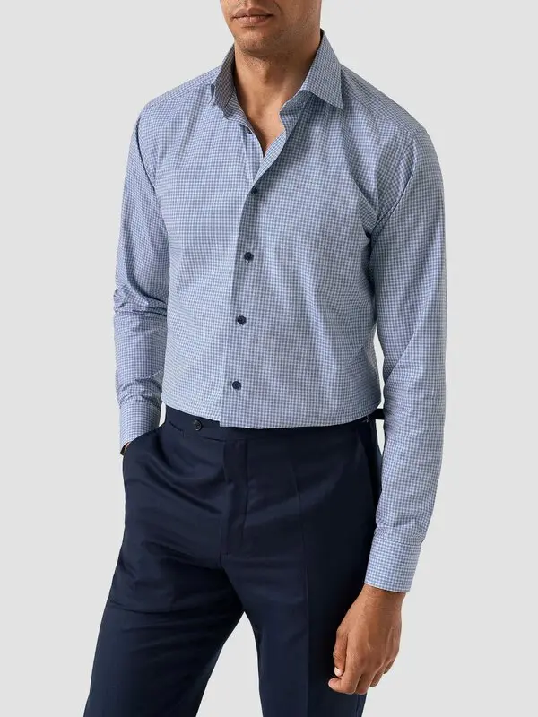 Eton Slim-fit Check Twill Shirt