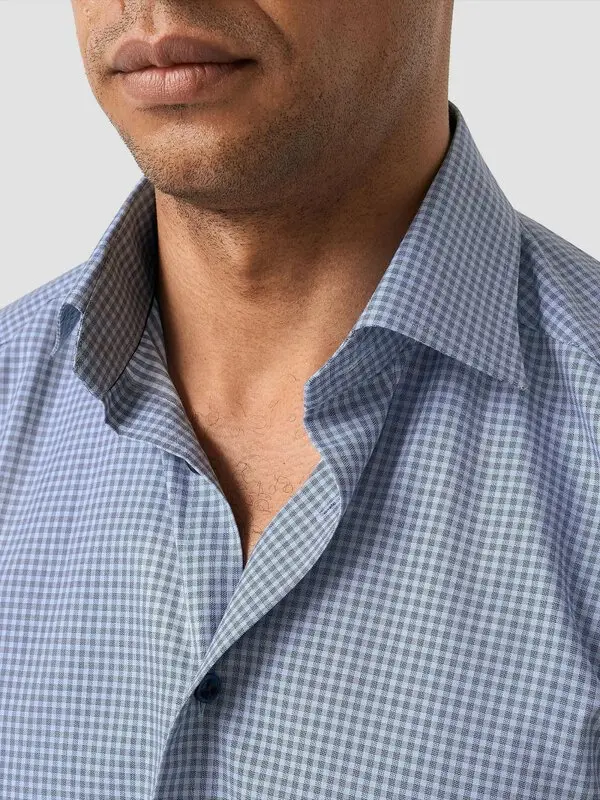 Eton Slim-fit Check Twill Shirt
