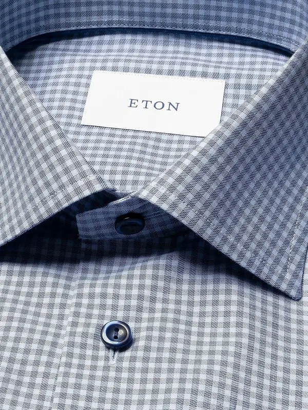 Eton Slim-fit Check Twill Shirt