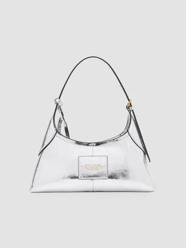Marc Jacobs Small Belted Sack Metallic Leather Shoulder Bag