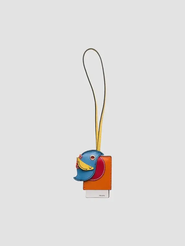 Prada Leather Mirror Case Pendant - Multicolor