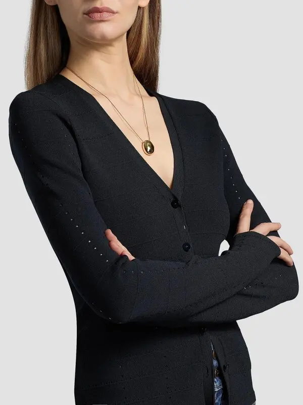 Ramy Brook Astra Pointelle-knit Cardigan