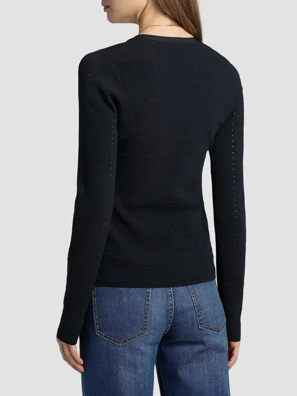 Ramy Brook Astra Pointelle-knit Cardigan