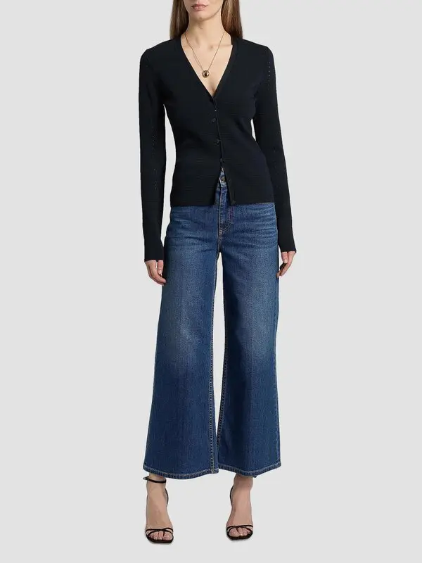 Ramy Brook Astra Pointelle-knit Cardigan