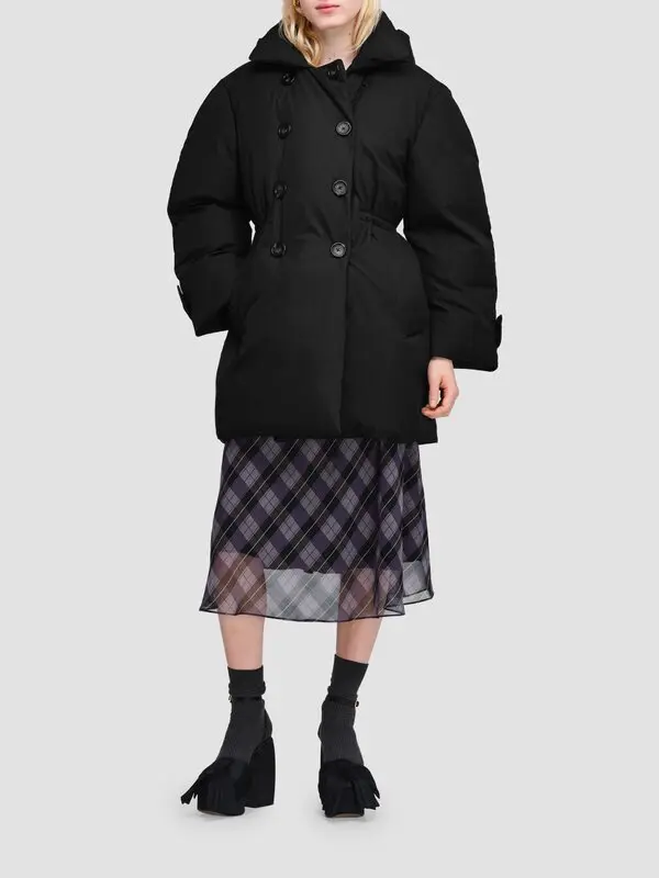 Marc Jacobs Puffer Hooded Peacoat