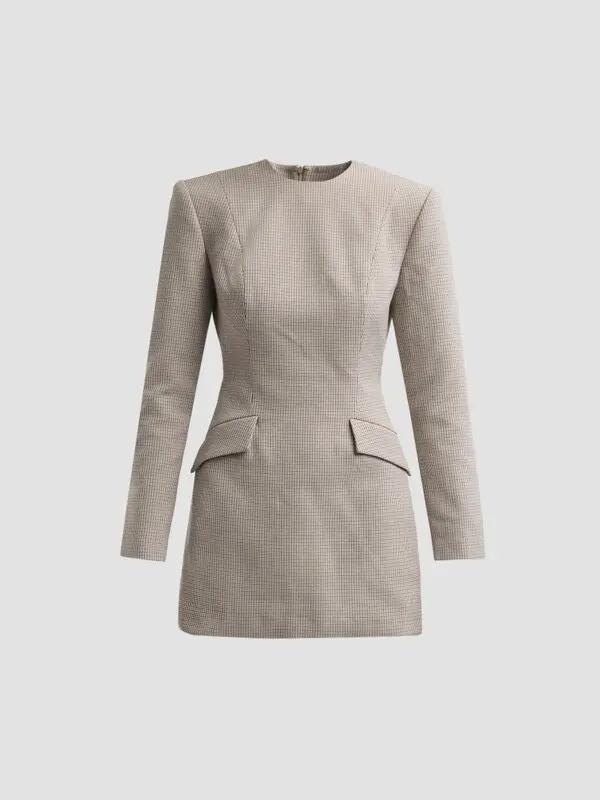 Ronny Kobo Brette Houndstooth Minidress