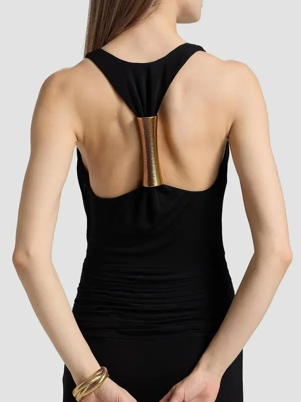 Ramy Brook Mariah Hardware Racerback Gown