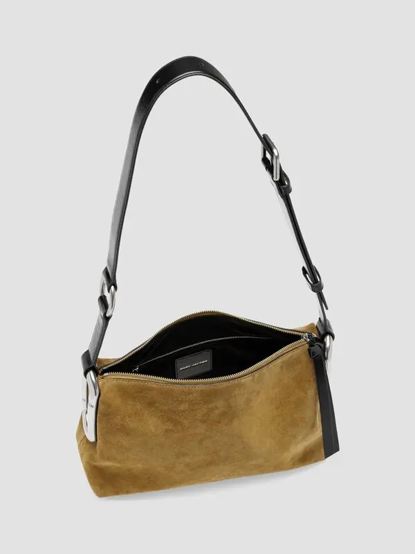 Marc Jacobs Scene Suede Medium Shoulder Bag - Hazelnut