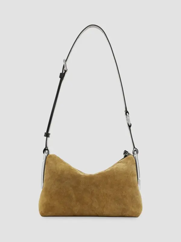 Marc Jacobs Scene Suede Medium Shoulder Bag - Hazelnut