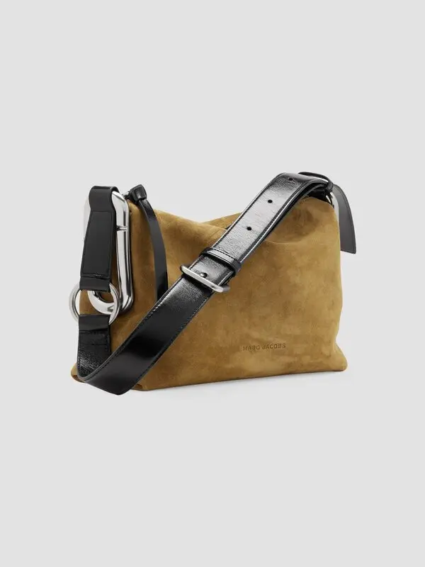 Marc Jacobs Scene Suede Medium Shoulder Bag - Hazelnut