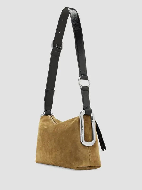 Marc Jacobs Scene Suede Medium Shoulder Bag - Hazelnut