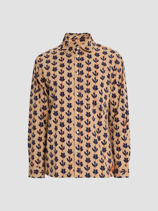 Scotch & Soda Structured Print Button-front Shirt
