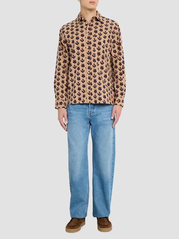 Scotch & Soda Structured Print Button-front Shirt