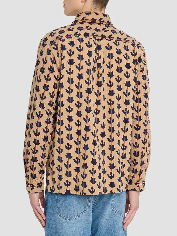 Scotch & Soda Structured Print Button-front Shirt