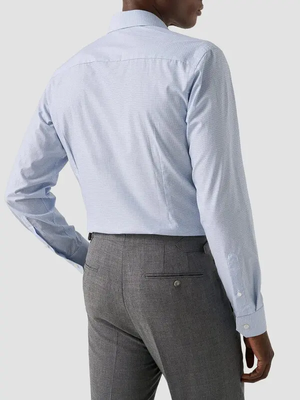 Eton Contemporary-fit Check Twill Shirt