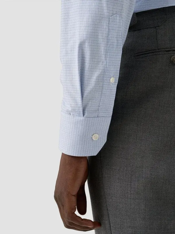 Eton Contemporary-fit Check Twill Shirt