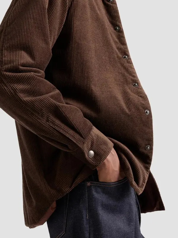 Prada Corduroy Shirt - Brown