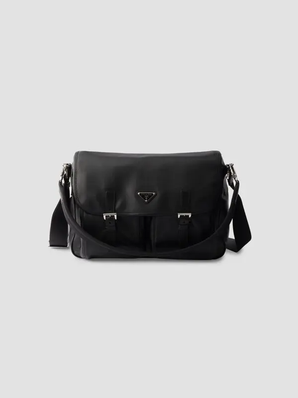 Prada Leather Shoulder Bag - Black