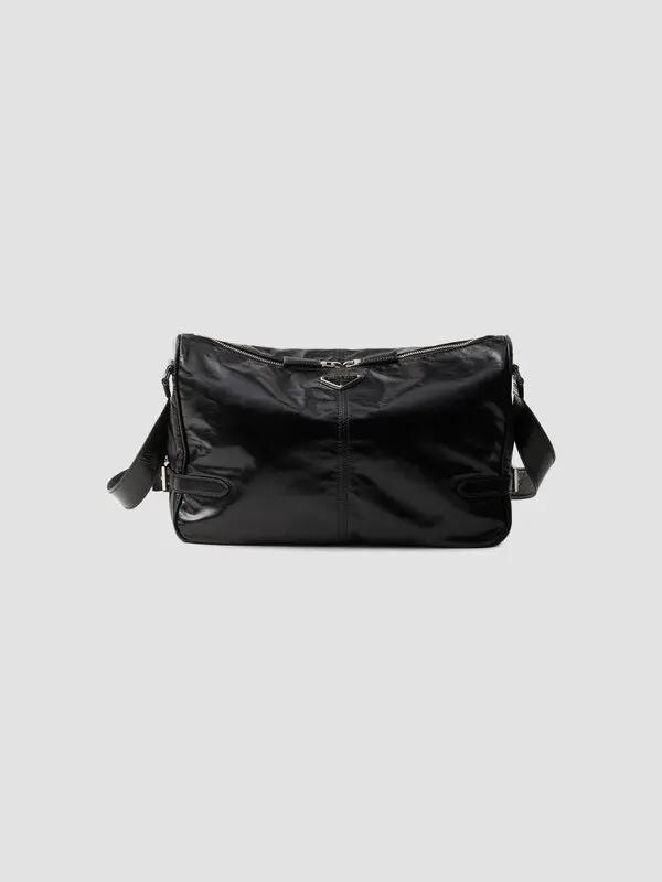 Prada Leather Shoulder Bag - Black