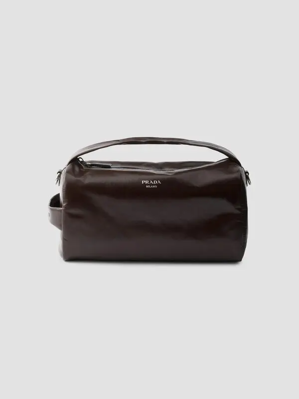 Prada Leather Shoulder Bag - Brown