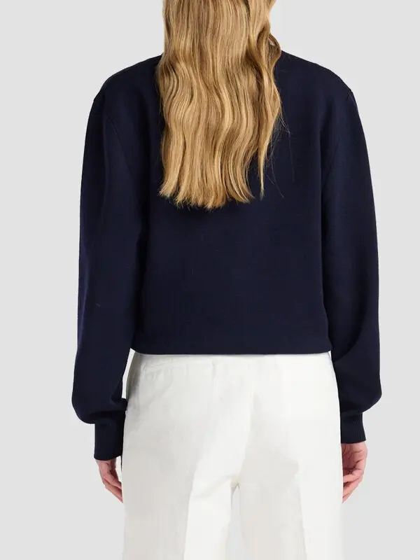 RÓHE Wool-blend Polo Sweater