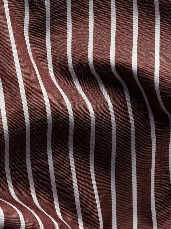 Eton Contemporary-fit Striped Cotton-silk Shirt
