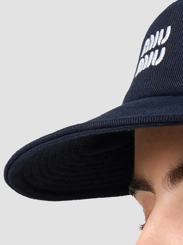 Miu Miu Denim Visor