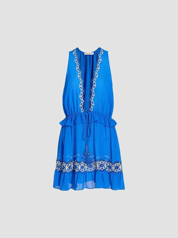 Ramy Brook Gwendolyn Embroidered Cover-up Minidress