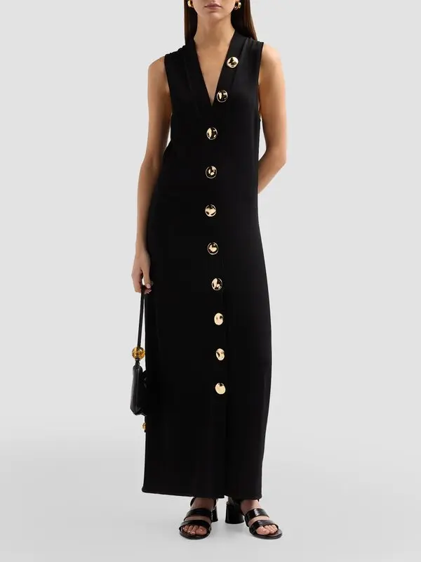 Altuzarra Axia Button-front Maxi Dress - Black