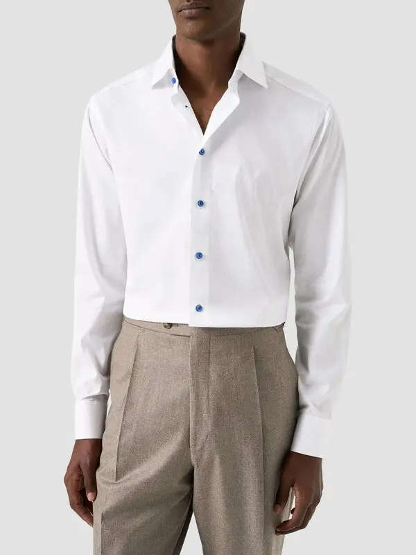 Eton Signature Floral Twill Contemporary-fit Shirt