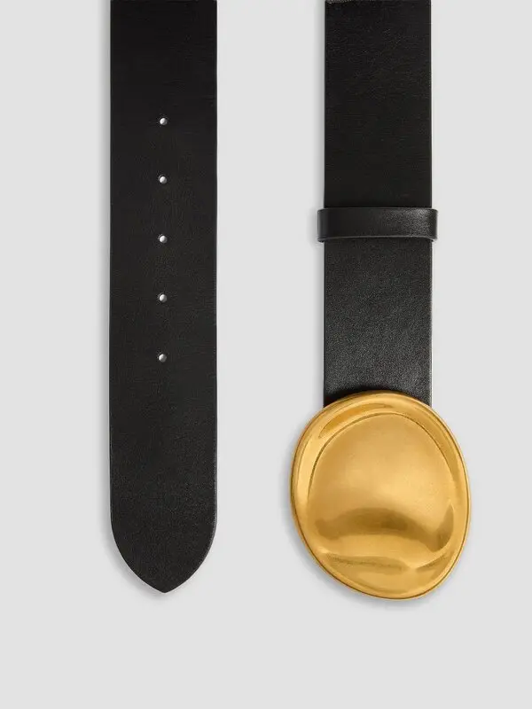 Khaite Keefe Sculptural Leather Belt