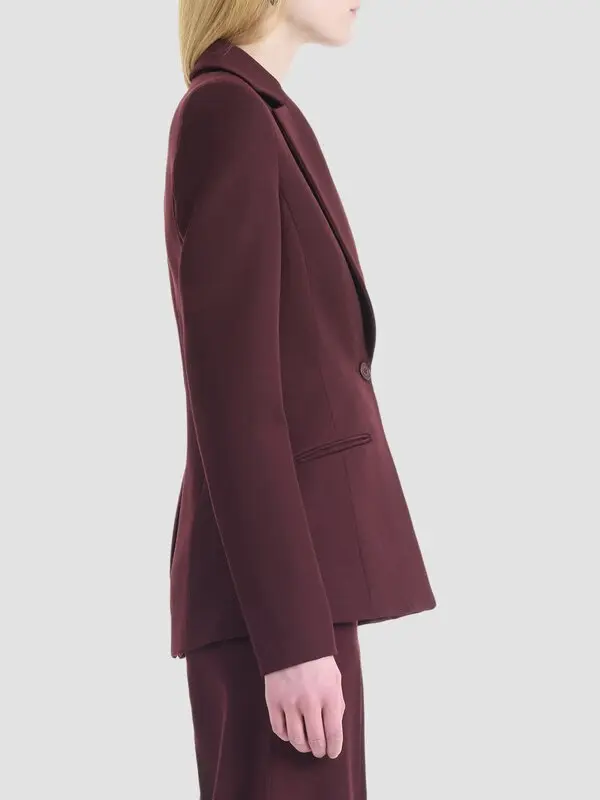 Altuzarra Acacia Wool Blazer - Deep Cherry
