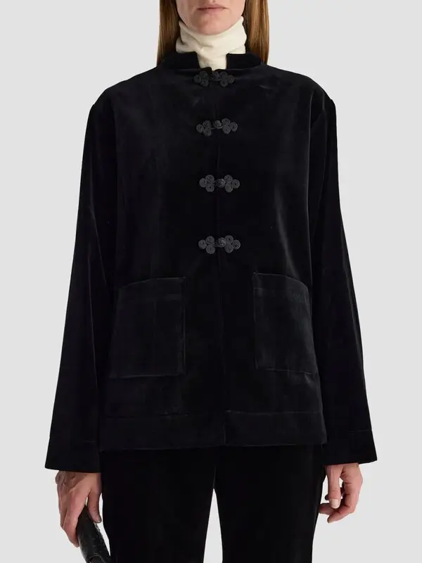 RÓHE Pankou Knot Velvet Jacket