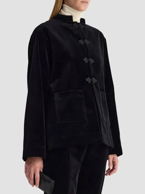 RÓHE Pankou Knot Velvet Jacket
