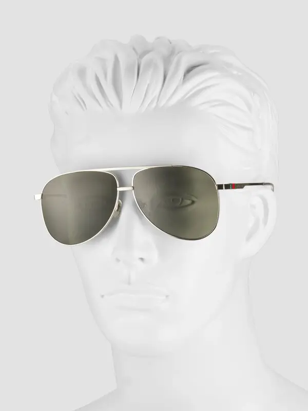 Gucci Gg167s 62mm Navigator Sunglasses